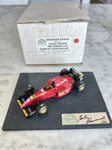 Marsh Models 1/43 Ferrari 412t2 95 Berger Signed By John Barnard No Bbr ...