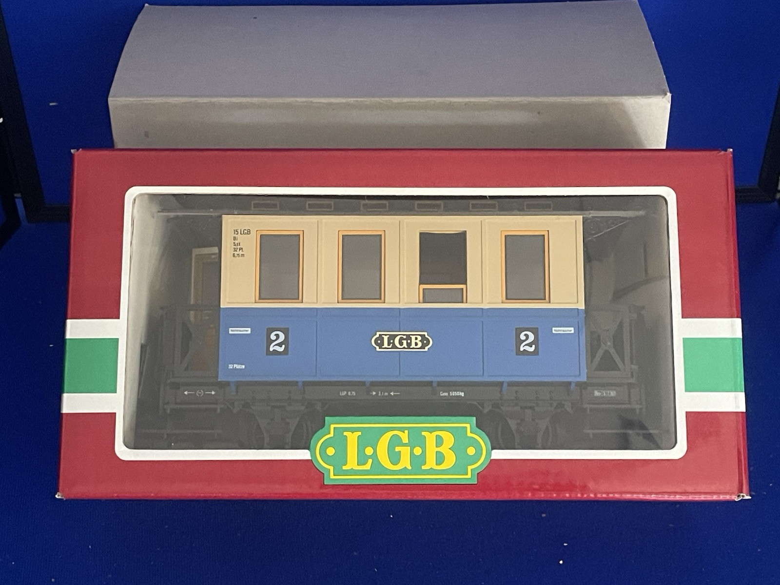 NEW LGB 3013 OBB SPEISEWAGEN BLUE PASSENGER DINING CAR IN BOXのeBay公認海外 ...