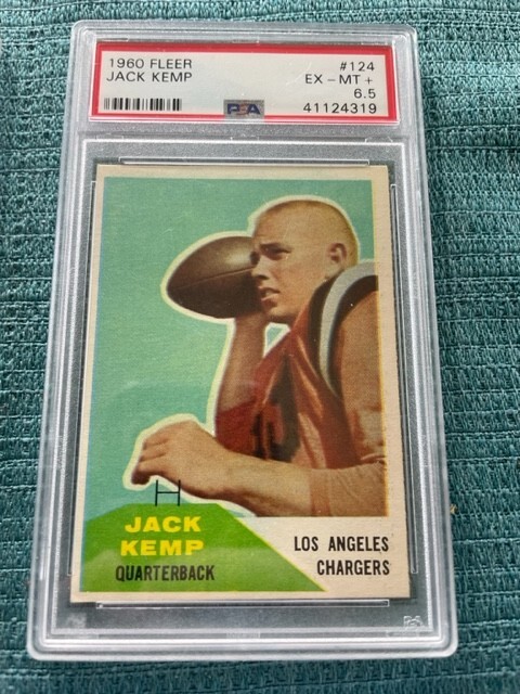 1960 Fleer Jack Kemp rookie psa 7! | eBay