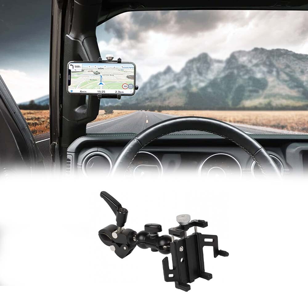 Car A-Pillar Phone Holder Mount Bracket Anti-Shake Multifunction for ...