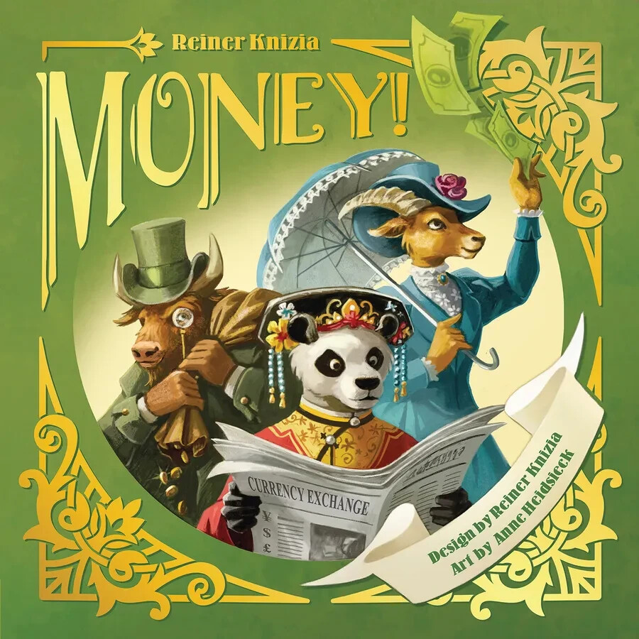 obo MONEY! Card Game .. Outsmart the market to MAXIMIZE FUN Knizia ...