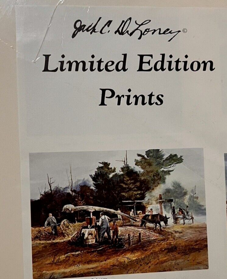 Jack Deloney Making Up Syrup Art Print Signed Numbered 200/950 Limited ...