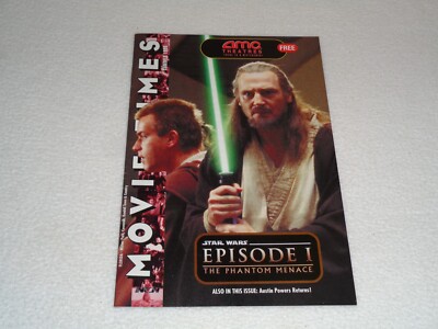 Star Wars Episode I Phantom Menace 1999 Movie Times Magazine AMC ...