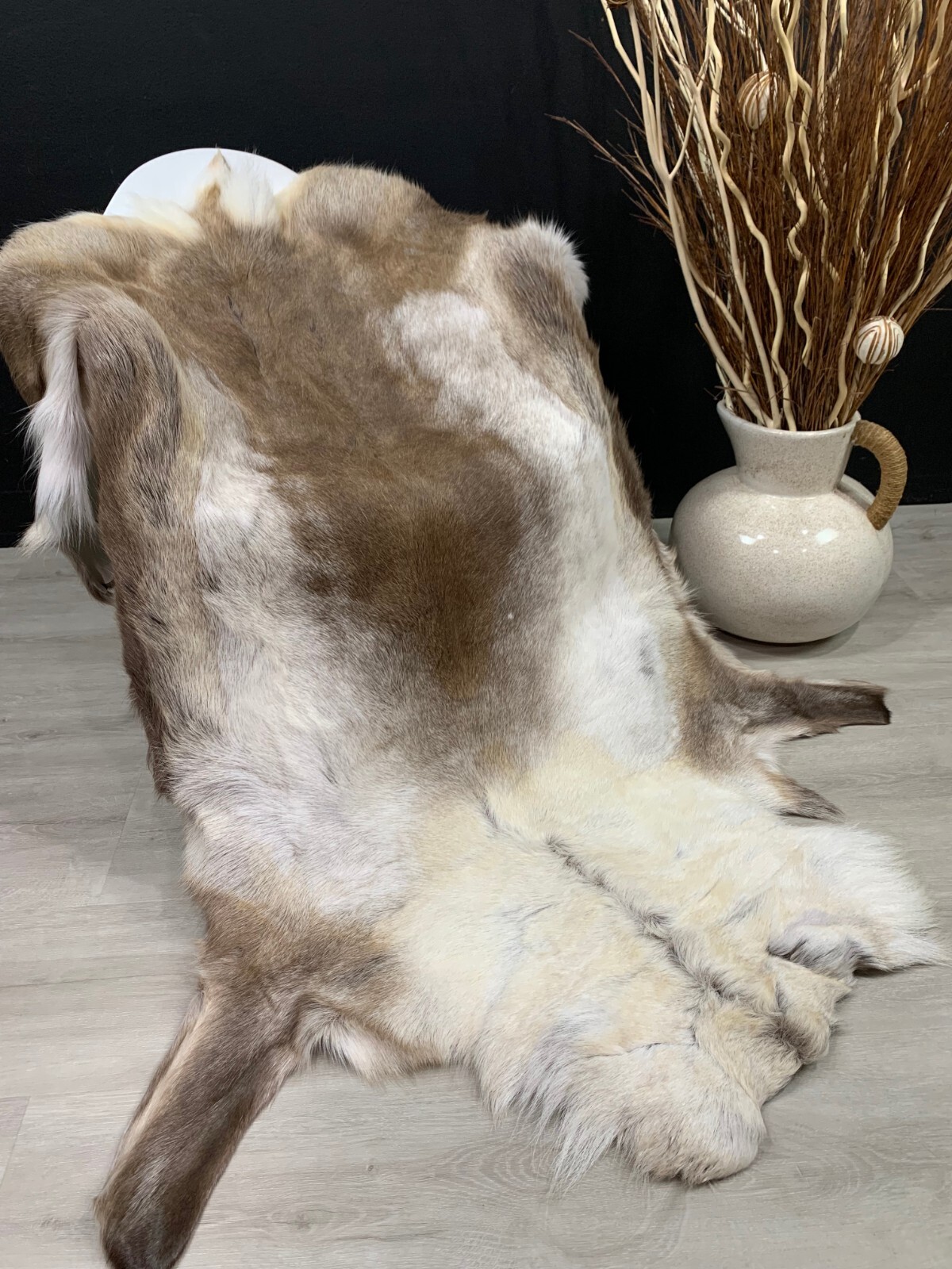 Reindeer Rug Hide / Scandinavian Reindeer Skin / Genuine Reindeer Hide ...