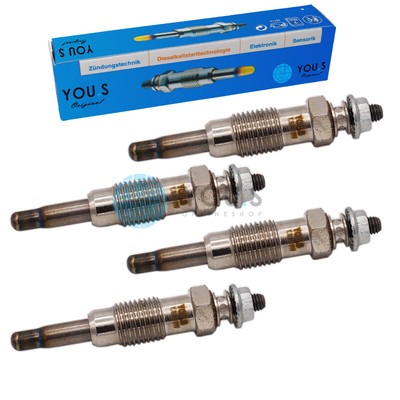 4 Pieces YOU.S Original Glow Plugs For RENAULT MASTER I II TRAFIC 2.5 D ...