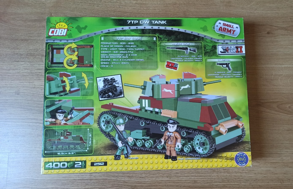 Cobi 2512 Polish 7TP DW Tank New RARE | eBay