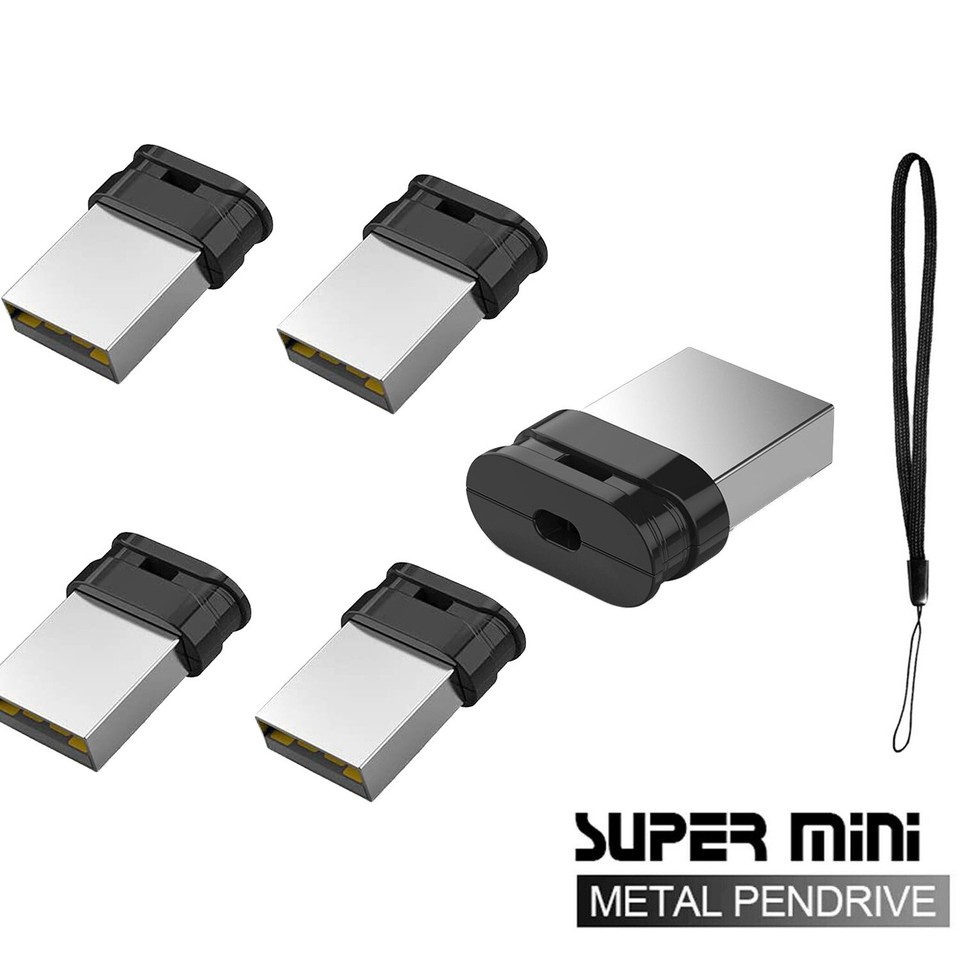 1-10Pack 32GB 64GB Mini Flash Drives Memory Stick External Thumb Drives ...