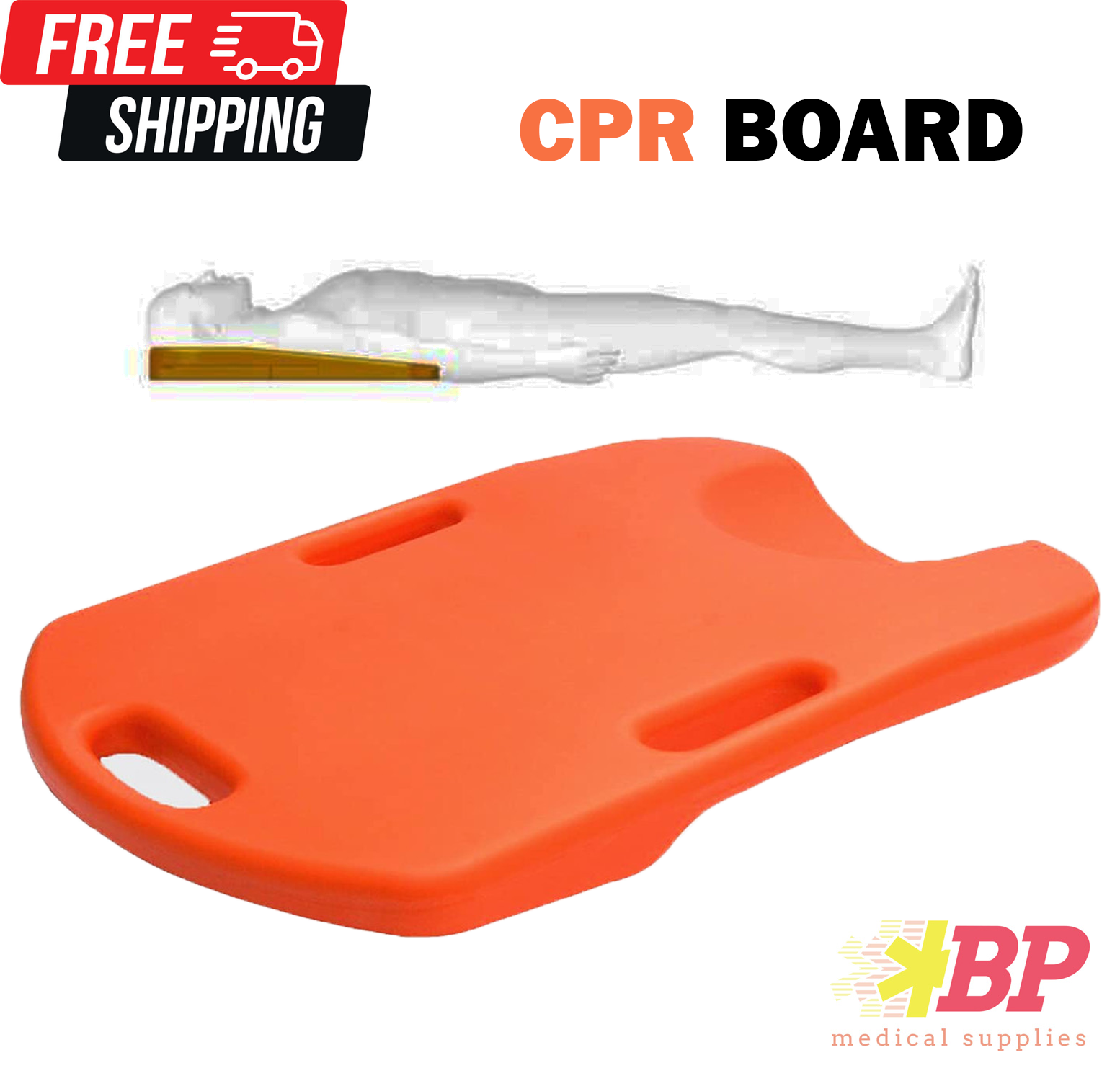 Medical CPR Board Cardiac Board Plastic Spineboard EMS First AID ...