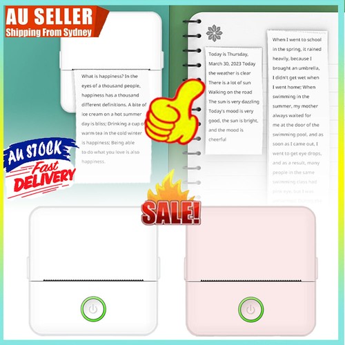 Note Buddy Printer, Inkless Sticker Printer GV | eBay