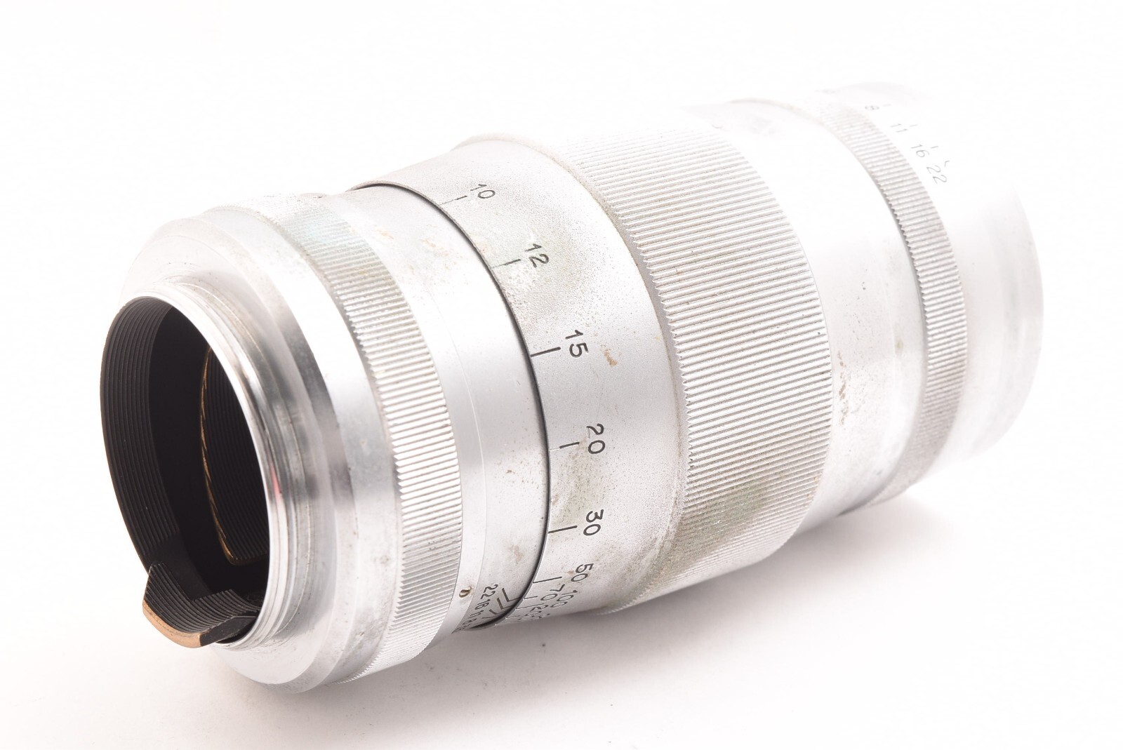 Objectif Canon 135 mm f3,5 montage à vis Leica LTM #63833 kjm 93-75-5 ...