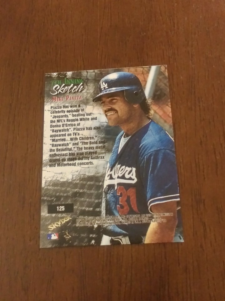 1998 Skybox 7th Inning Sketch Mike Piazza | eBay