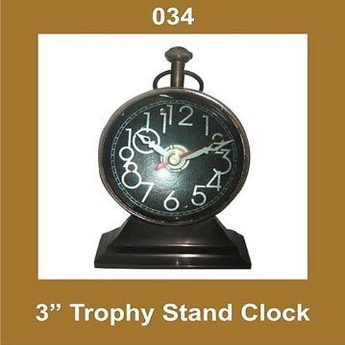 3 Inch Trophy Stand Clock Quartz Nautical Clock | eBay