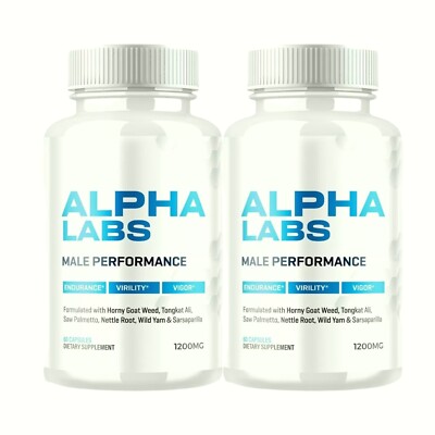 2-Pack Alpha Labs Max Performance Supplement AlphaLabs Pills - 120 ...