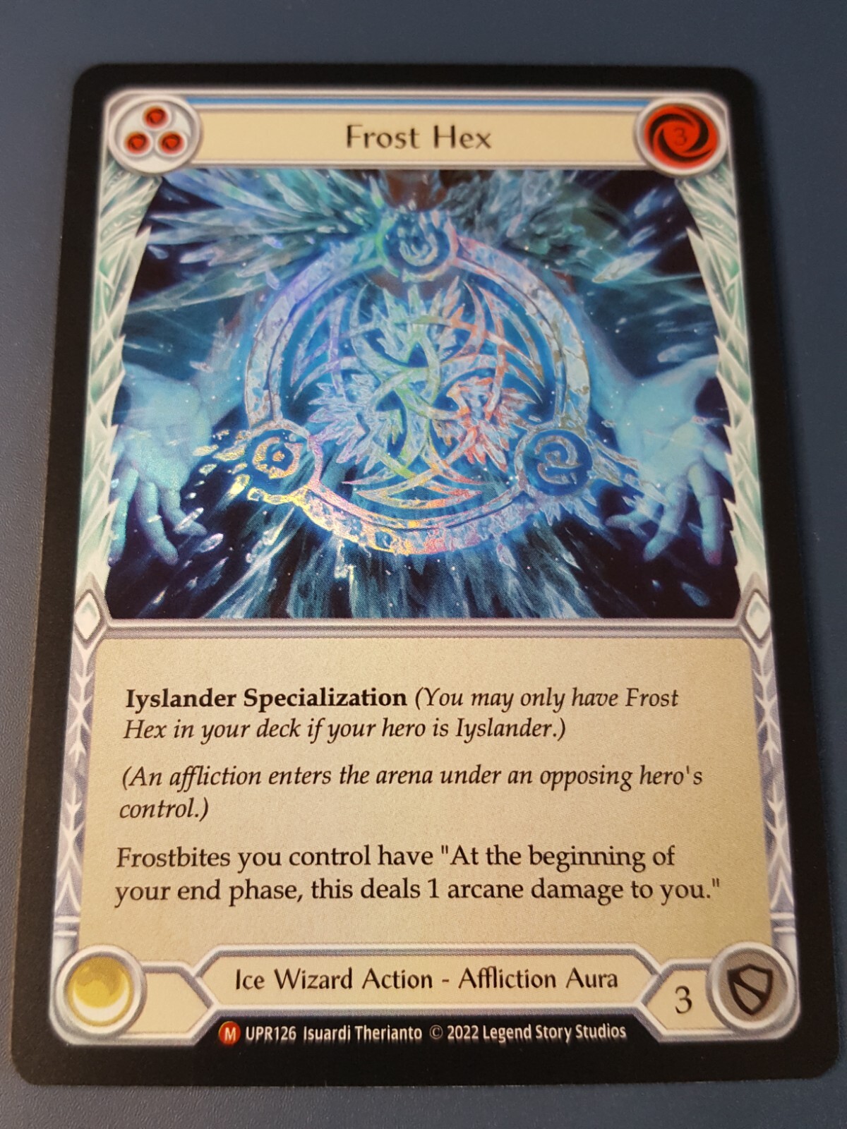 1x RAINBOW FOIL FROST HEX - Flesh and Blood TCG - Uprising | eBay