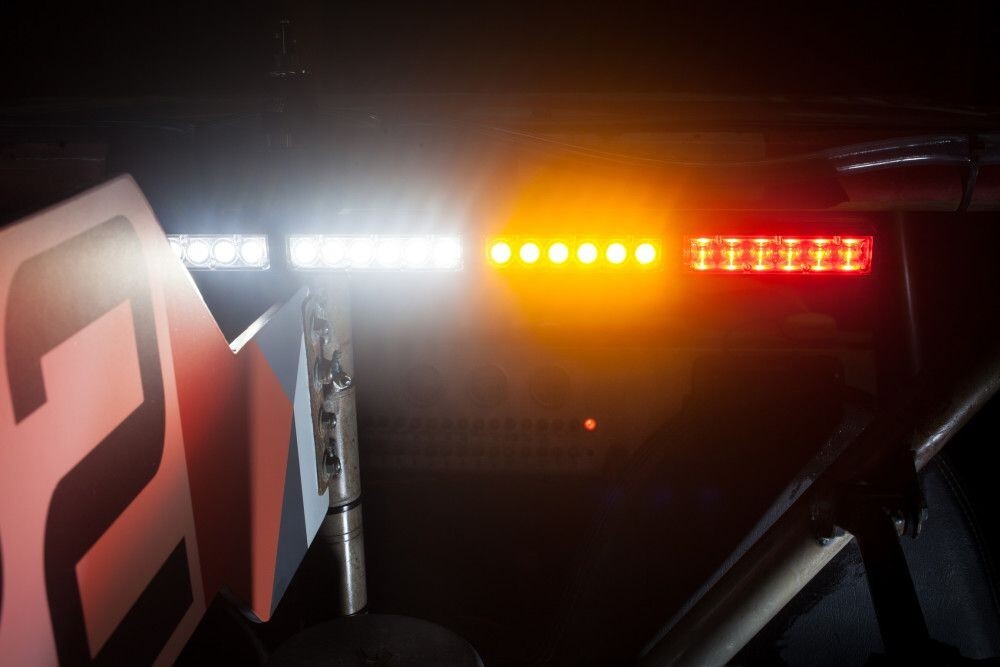 KC 20-24 Fits Polaris RZR Turbo R RZR Pro XP Chase Bar Kit Rear LED ...