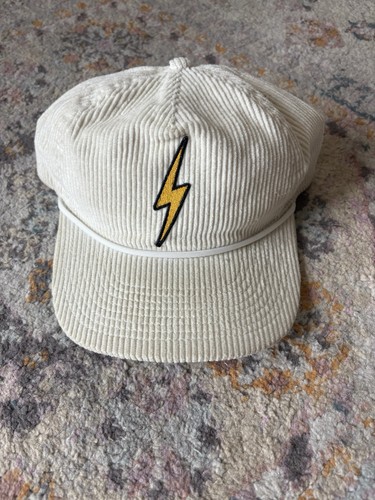 Aviator Nation AV Hat Cap Lightning Bolt Corduroy Snapback Adjustable ...