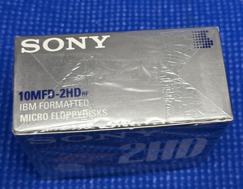 New Sealed 10 Pack SONY 3.5" Micro Floppy Disk 1.44MB Double Sided ...