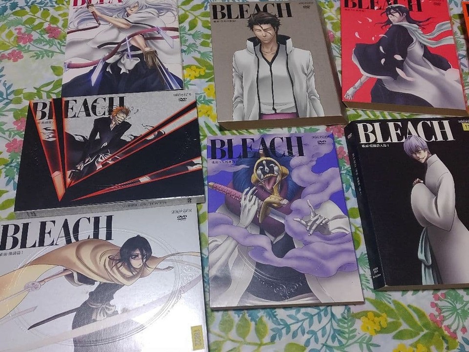 BLEACH DVD Jackets Set Kenpachi Zaraki Aizen Sousuke Gin Ichimaru Anime ...