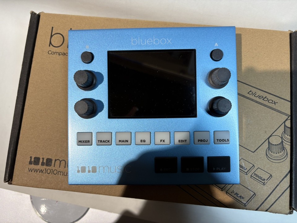1010 Music Blue Box Compact Desktop Digital Mixer/Recorder | eBay UK