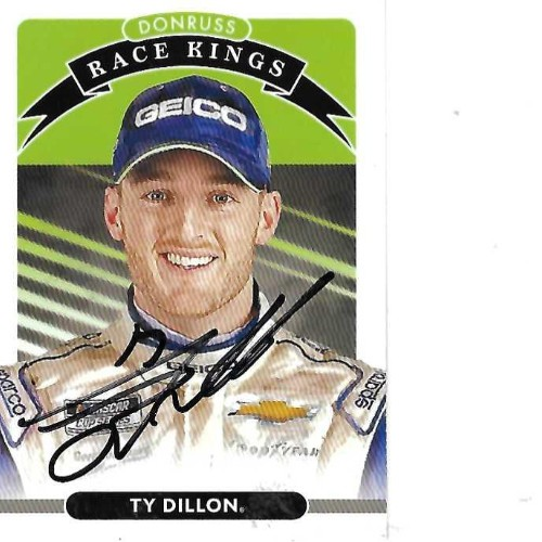 TY DILLON SIGNED 2021 PANINI DONRUSS RACING #23 - NASCAR | eBay