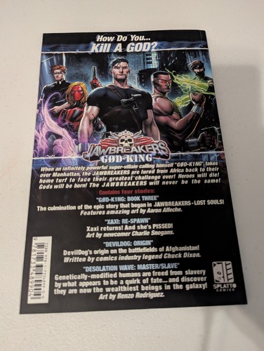 Jawbreakers God-King Richard C. Meyer Splatter Comic | eBay