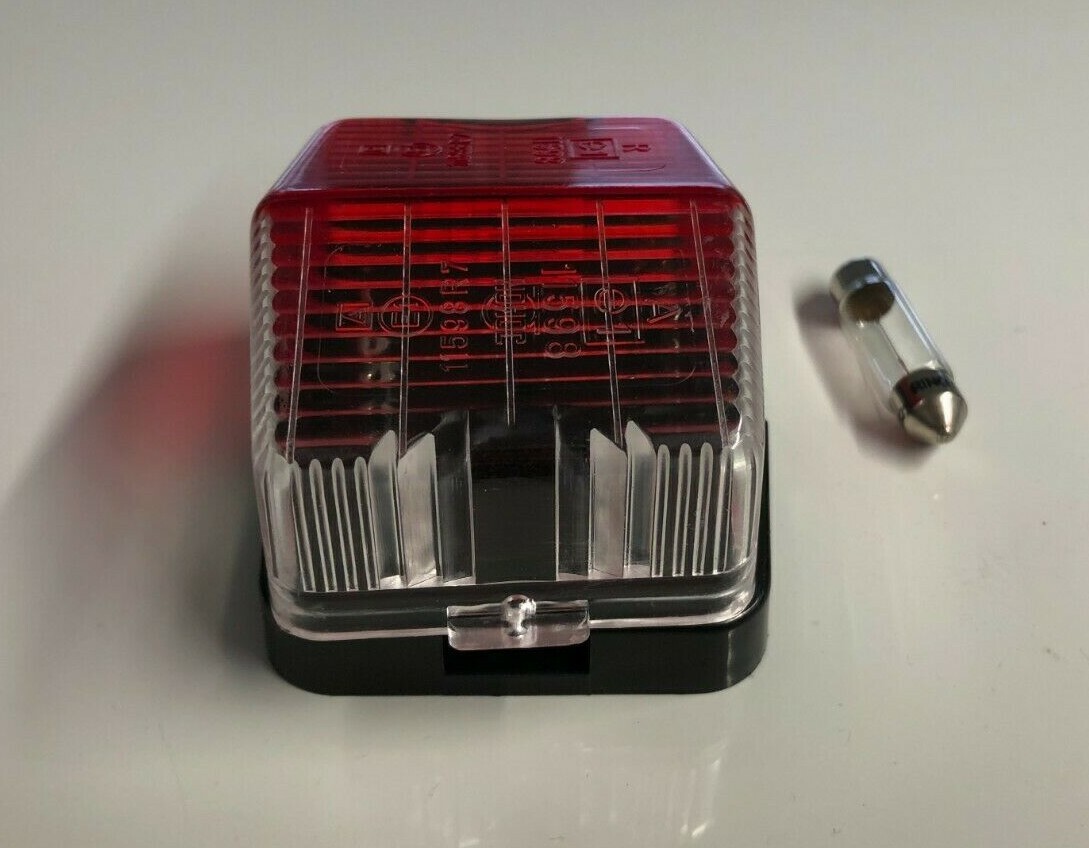Jokon Side Top Marker Light Red + Clear Lamp Caravan Motorhome ...