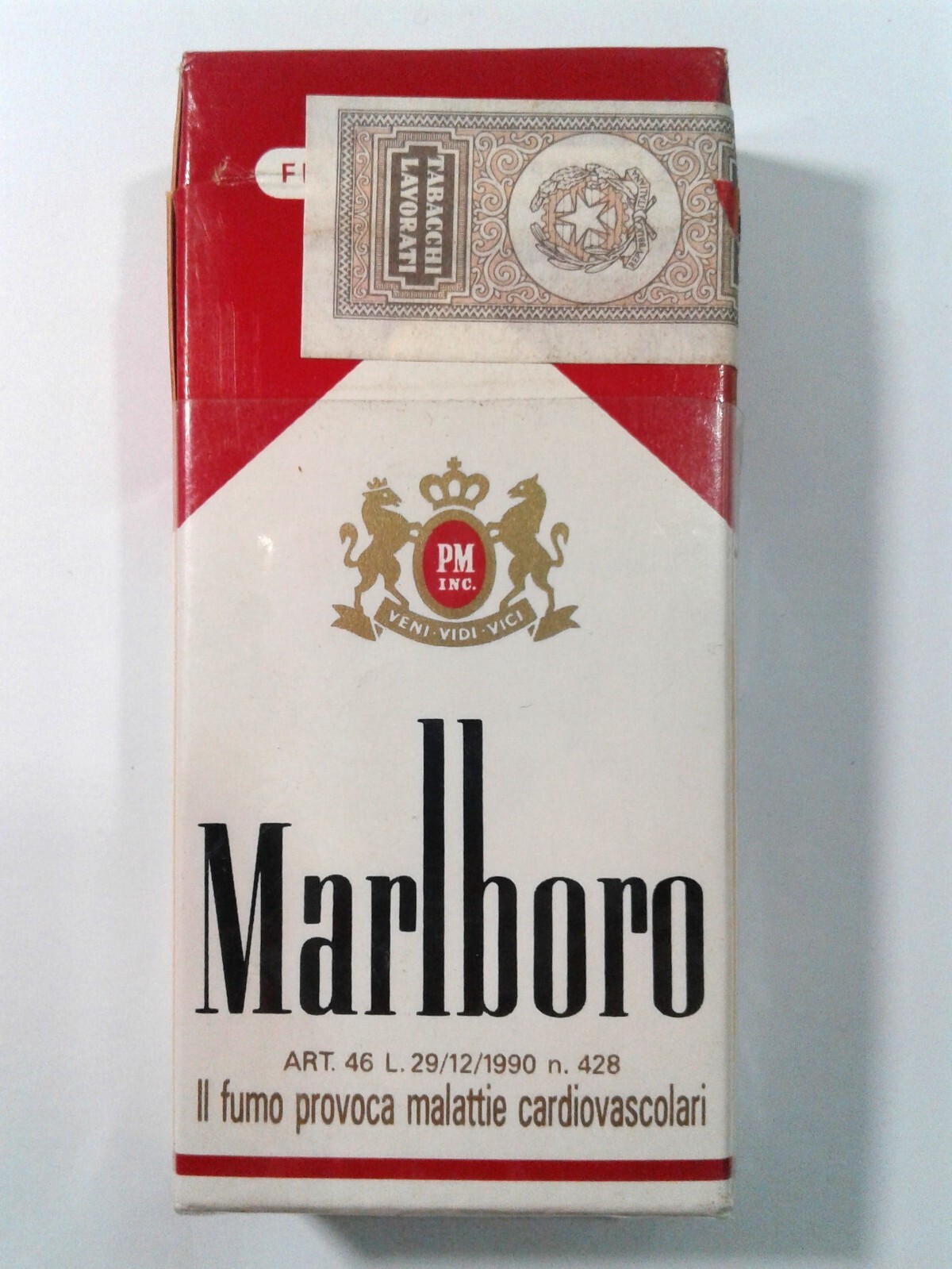 2 Pacchetti (VUOTI) Sigarette Marlboro Red - Marlboro Lights da 10 RARE ...