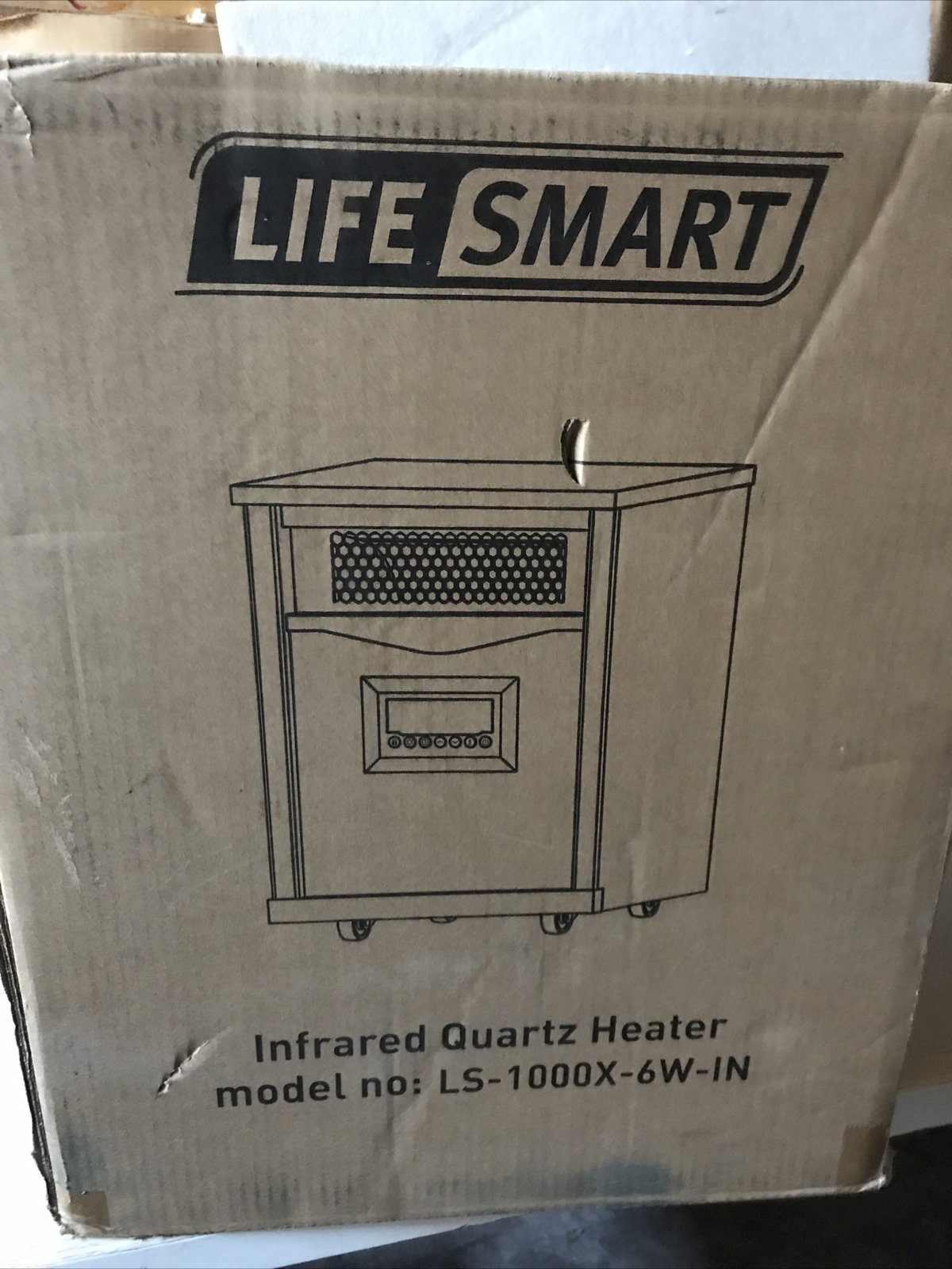 Lifesmart+LS-1000X-6W-IN+Infrared+Heater+-+Brown for sale online | eBay