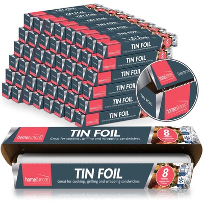 32-384M x 290mm Kitchen Foil Strong Tin Aluminium Roll Food Catering ...
