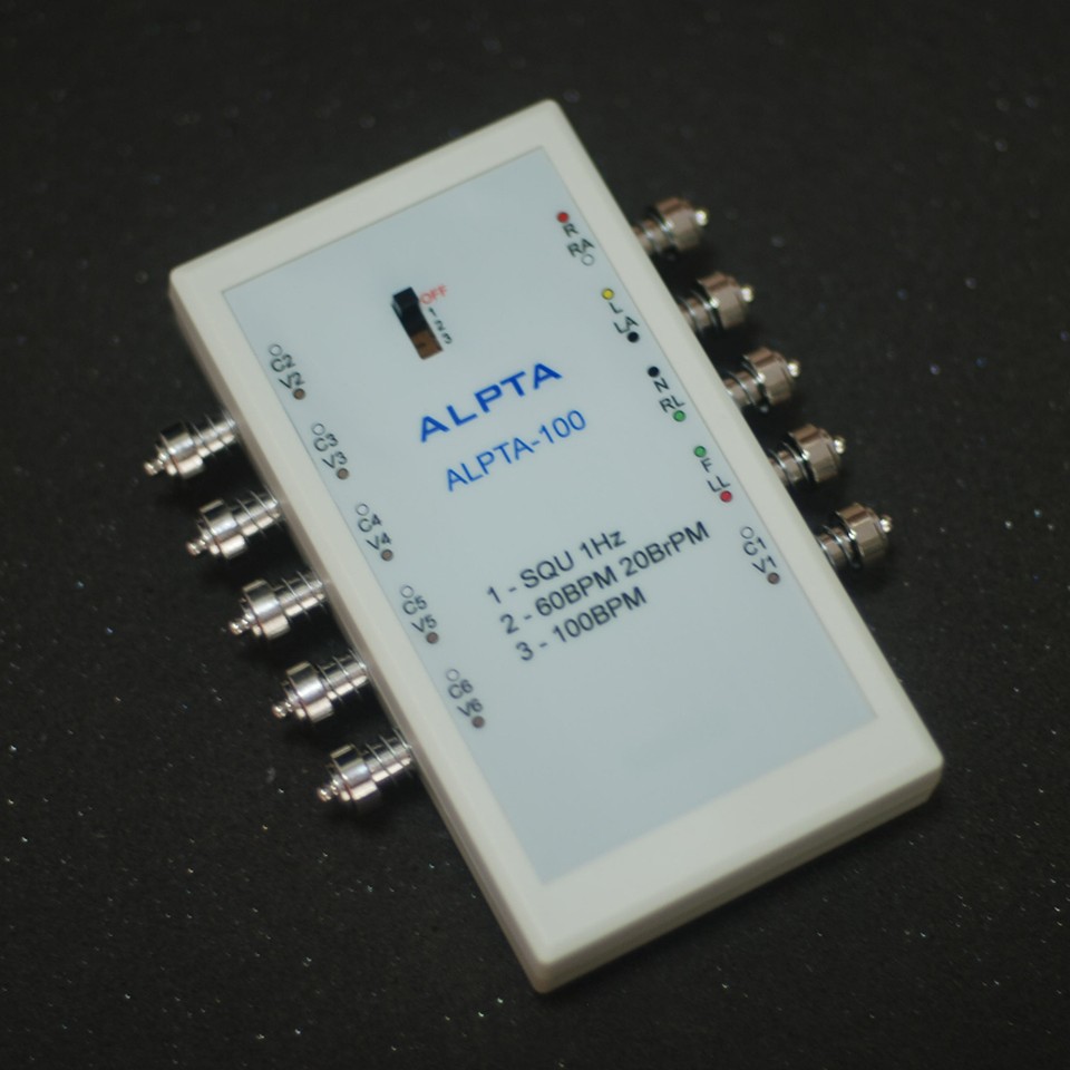 ECG EKG Human Patient Simulator Biomedical Test Equipment Monitor ALPTA ...