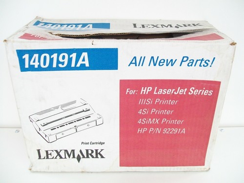 LEXMARK 140191A GENUINE BLACK TONER CARTRIDGE HP IIISI 4SI 4SIMX HP ...