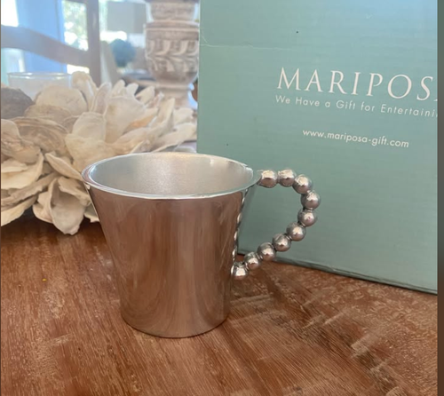 Mariposa Pearled Baby Cup - String of Pearls Collection 3" Tall - New ...