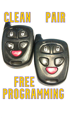 2x PAIR Autostart AS Keyless Remote Start FOB Alarm EZSNAH2503 CAN ...