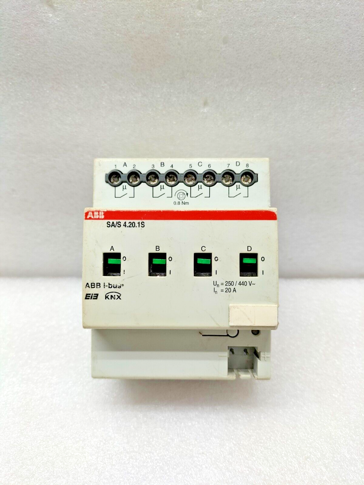 ABB SA/S4.20.1S SWITCH ACTUATOR 4F,20A ,2CDG110048R0011 | eBay