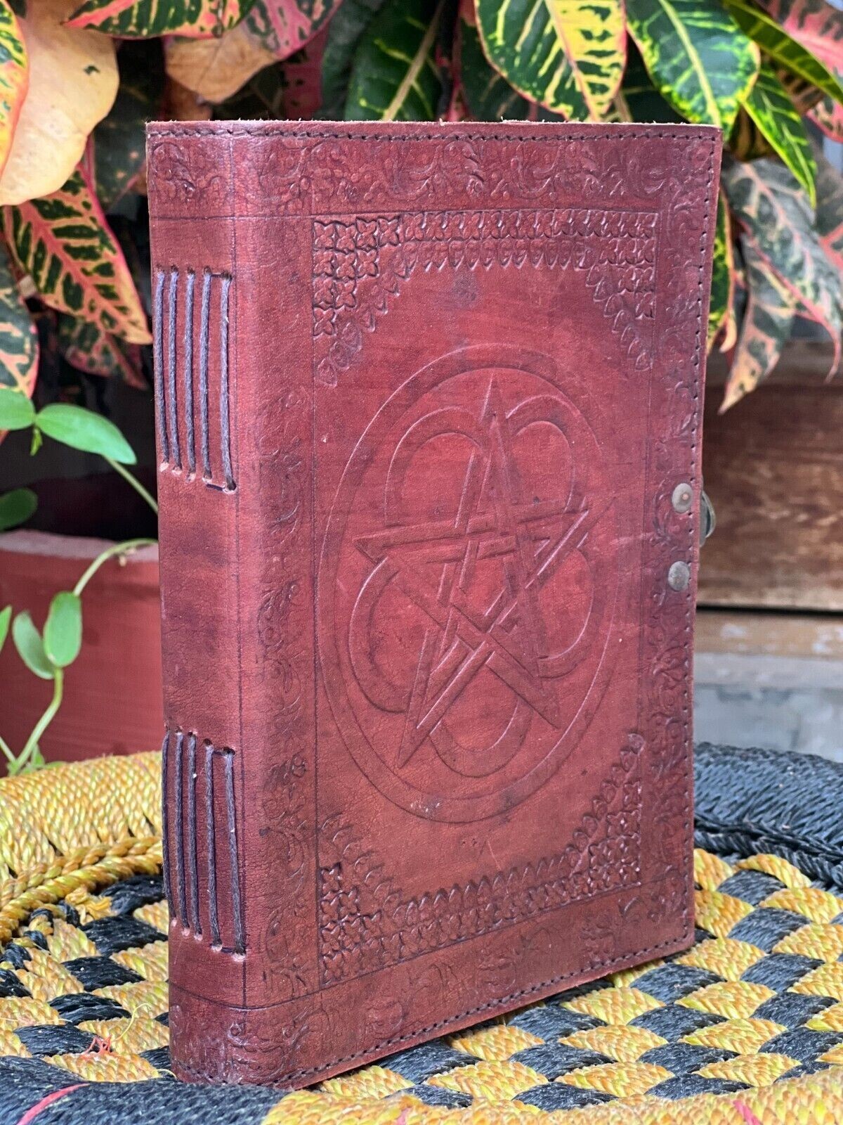 Extra Large 200 Page 5x8 Stone Leather Diary Leather Journal Unlined | eBay