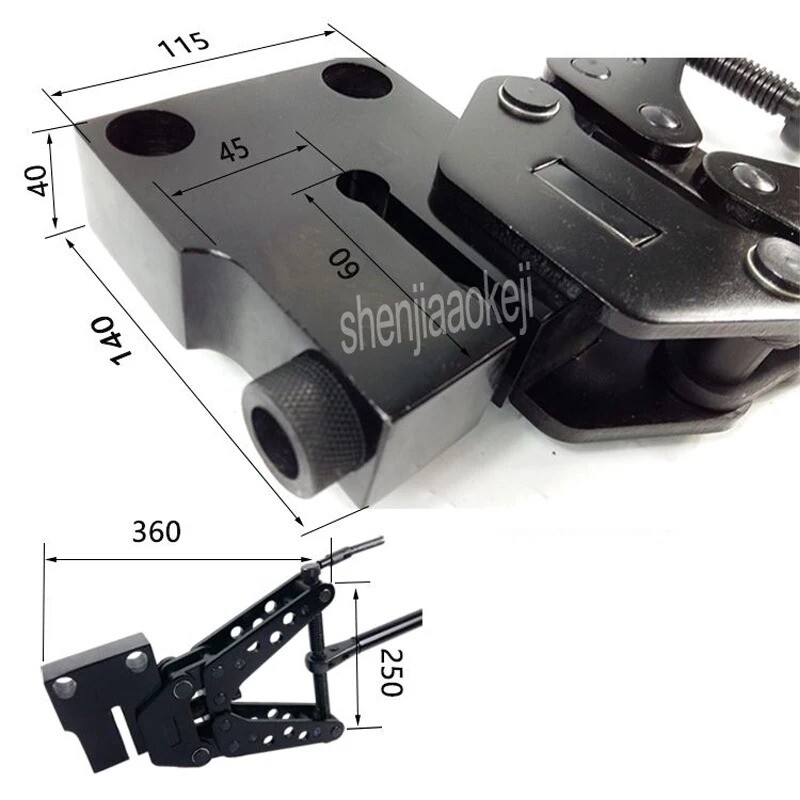 Manual punch machine Mechanical punching tool processing row opening ...
