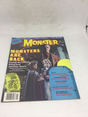 October 1985 Forrest Jackerman’s Monster land Magazine *RARE* | eBay