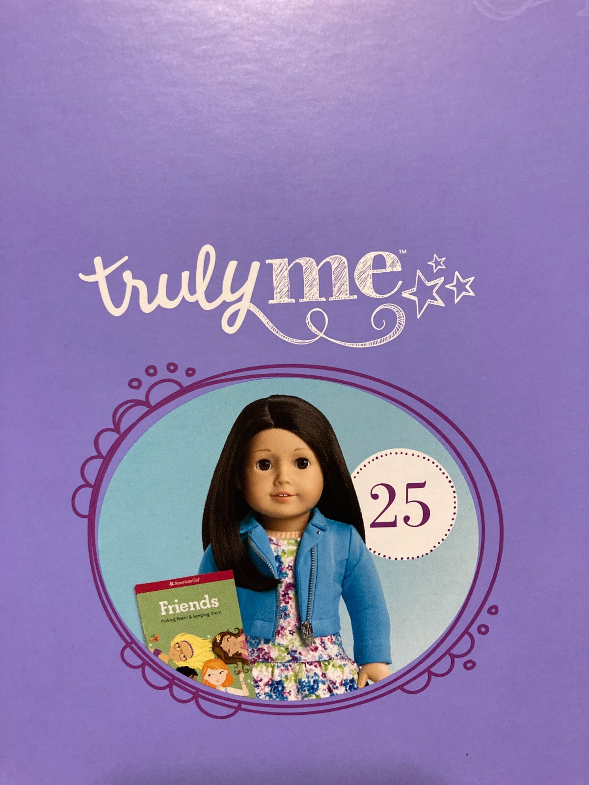 American Girl Truly Me 25 BRN Eyes BLK Hair LT 2 MED Skin (see desc ...