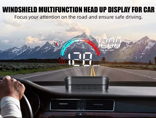Digital Speedometer Projection On Glass Windshield For All Cars | eBay
