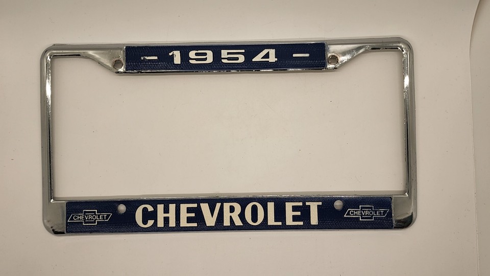 NEW Chevrolet License Plate Frames - Single - Front or Back NEW NOS ...