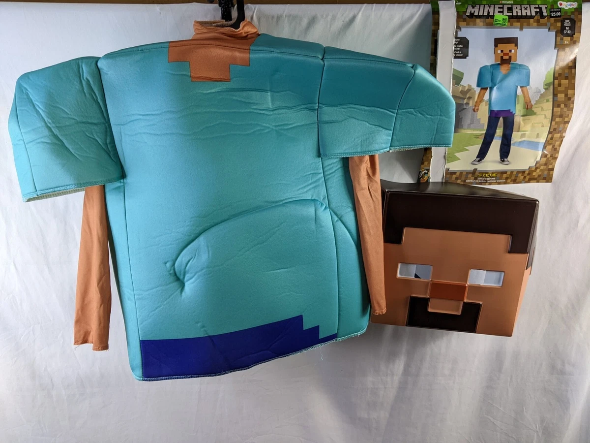 Steve Minecraft Costume Side View