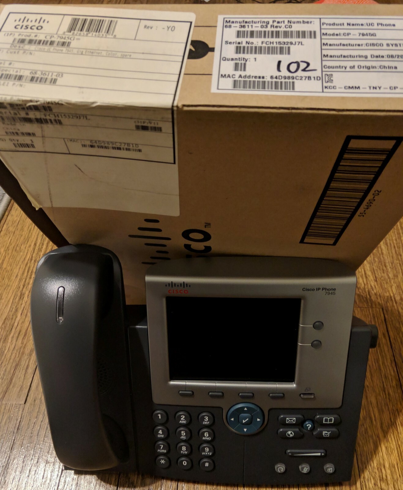 NEW Cisco CP-7945G CISCO PHONE 7945 | eBay
