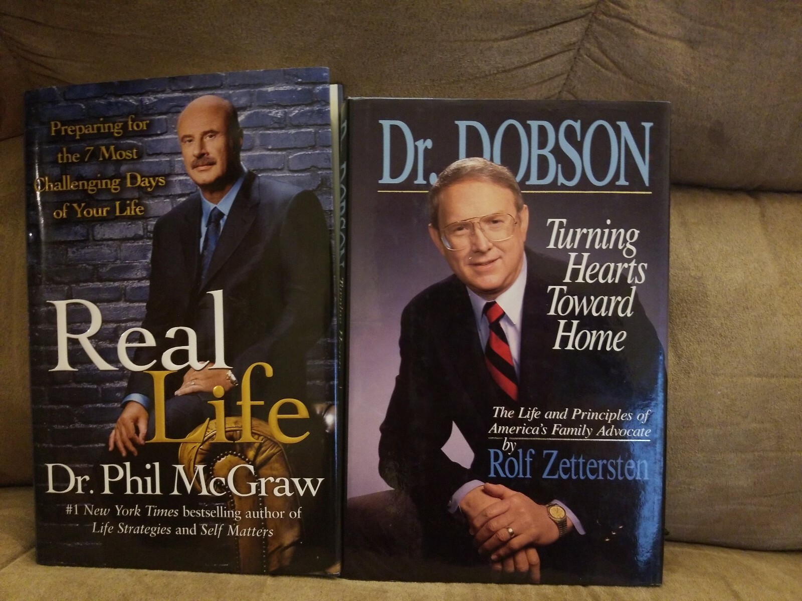 Lot of 2 doctor books:Real Life by Dr.Phil McGraw &Dr.Dobson turning ...