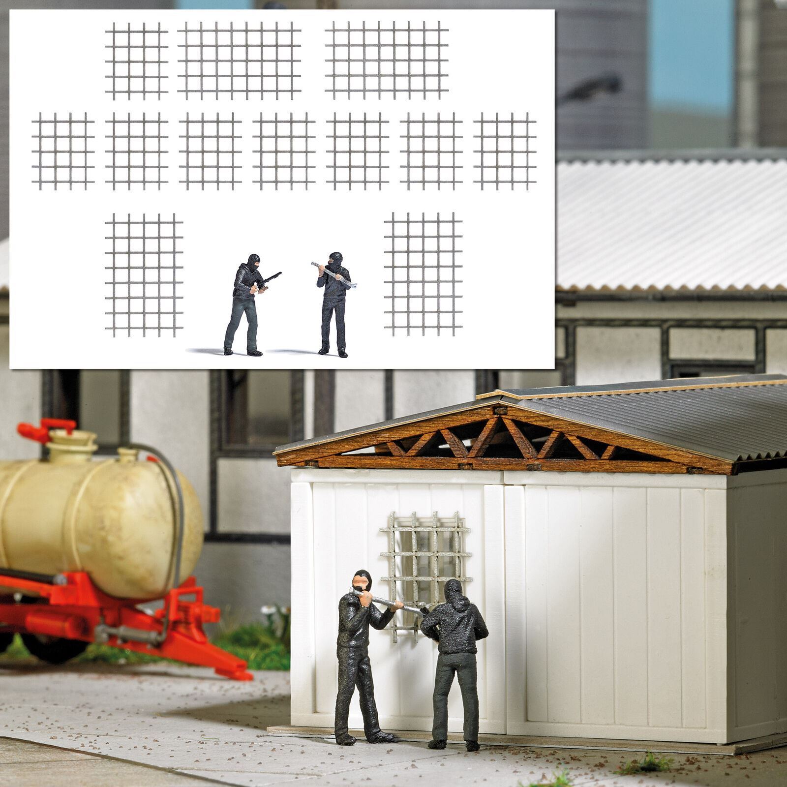 Action set: house burglary HO Gauge figures Busch 7951 | eBay