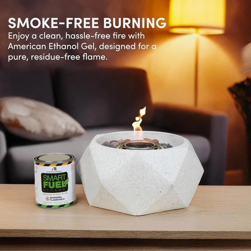 Bioethanol Gel Fuel Cans – Clean-Burning Ethanol Fireplace Fuel for ...