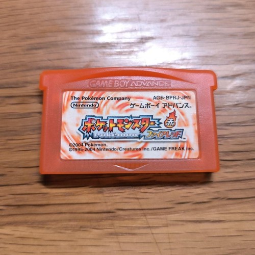 Pokemon FireRed GBA Game Boy Advance Game Tested Confirm Japan Japan PF ...