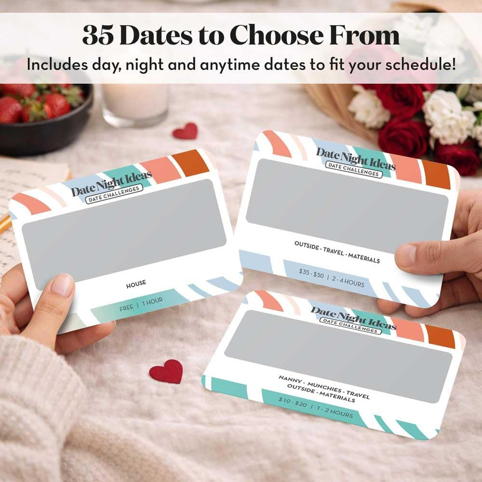 Romantic Couples Gift - Fun & Adventurous Date Night Box - Scratch off ...