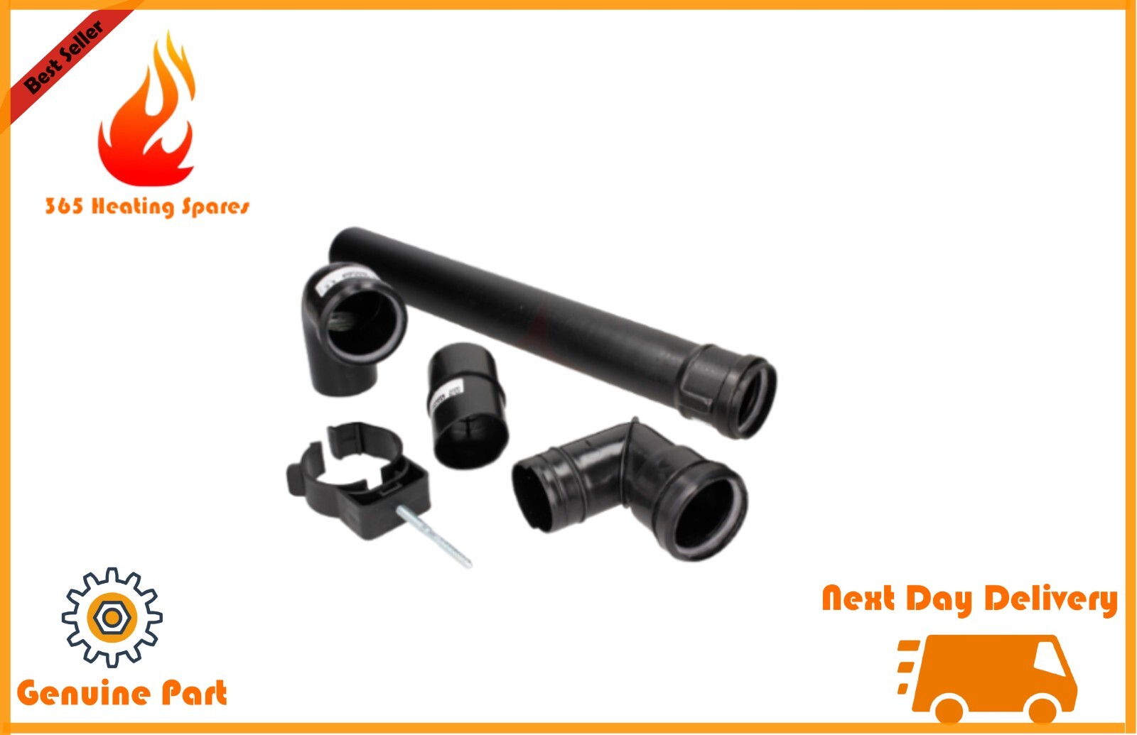 New, Boxed Ideal High Level Flue Outlet Kit 208178 Vogue/Logic ...