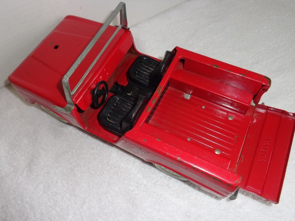 **Nylint 1960's Ford Bronco Fire Chief Vintage Toy Pressed Steel 11 ...