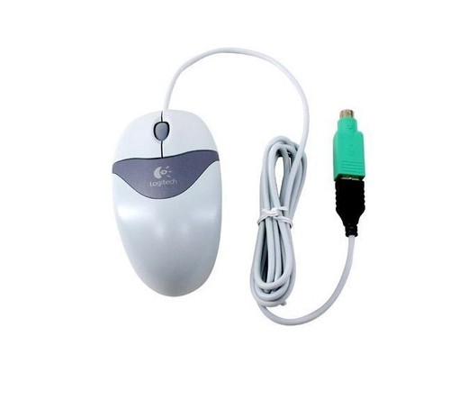Logitech PS/2, USB wired Optical Mouse 931144-0403, White & Green NIB | eBay